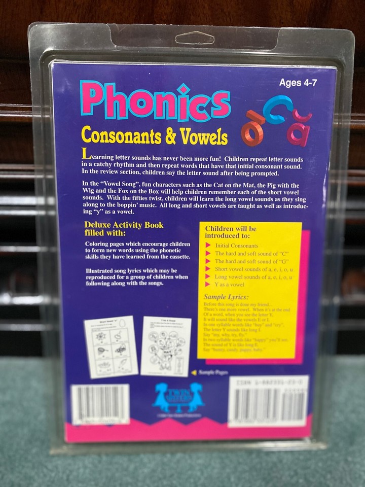 Twin Sisters, Phonics Cassette & Activity Guide - Grade PK-2 NEW ...