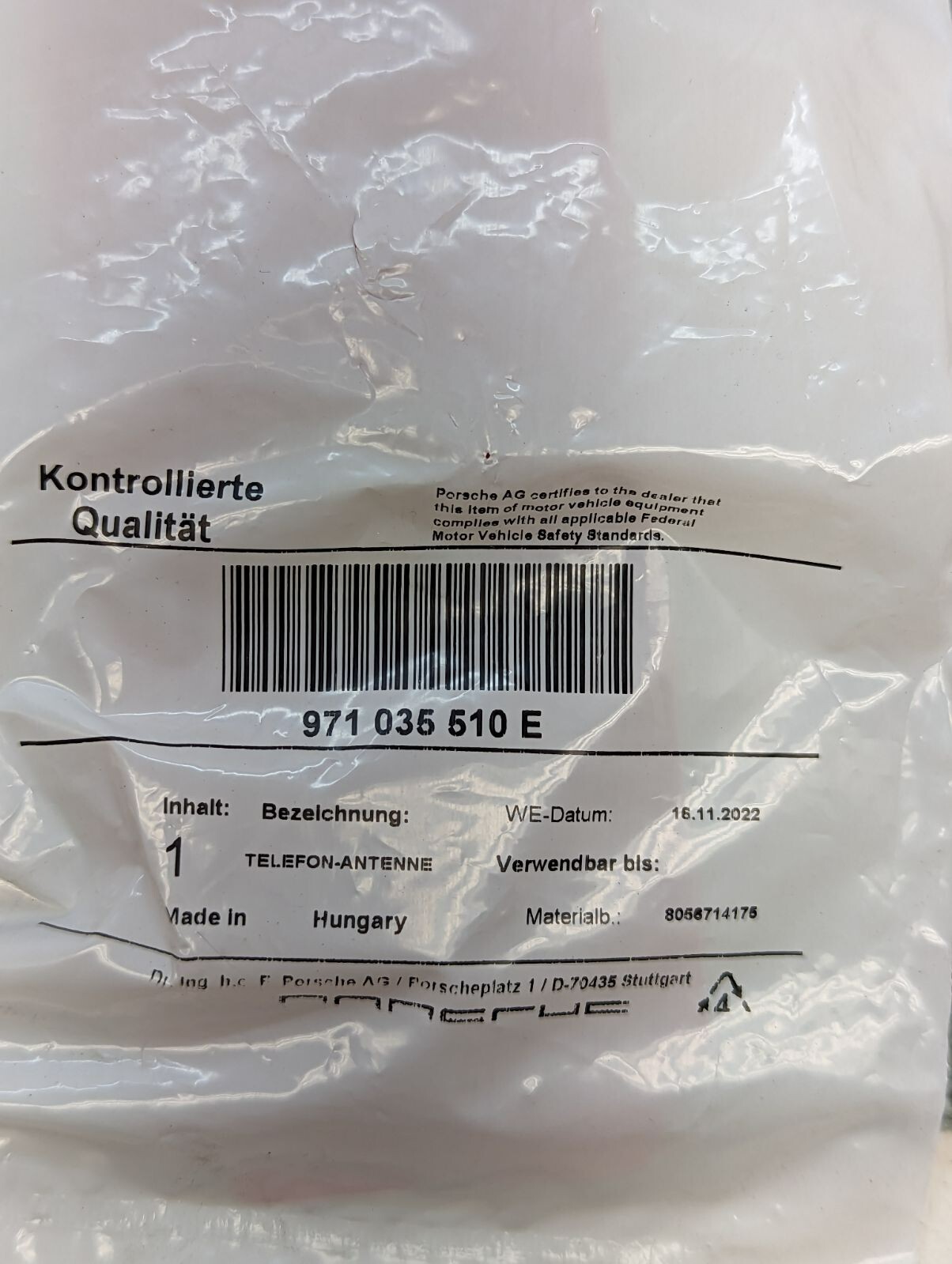 Genuine Porsche Antenna Booster 971-035-510-E for sale online | eBay