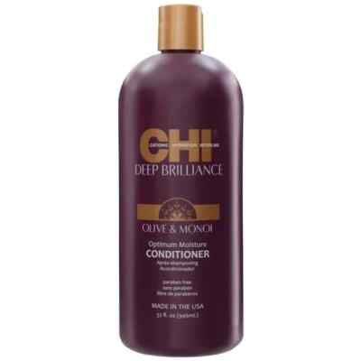 CHI Deep Brilliance Conditioner à base d'huile d'olive et monoï Hydrate ...