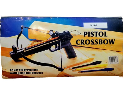 Crossbow 50lb. Handheld Mini Pistol Crossbow, Small Game Hunt /Target ...
