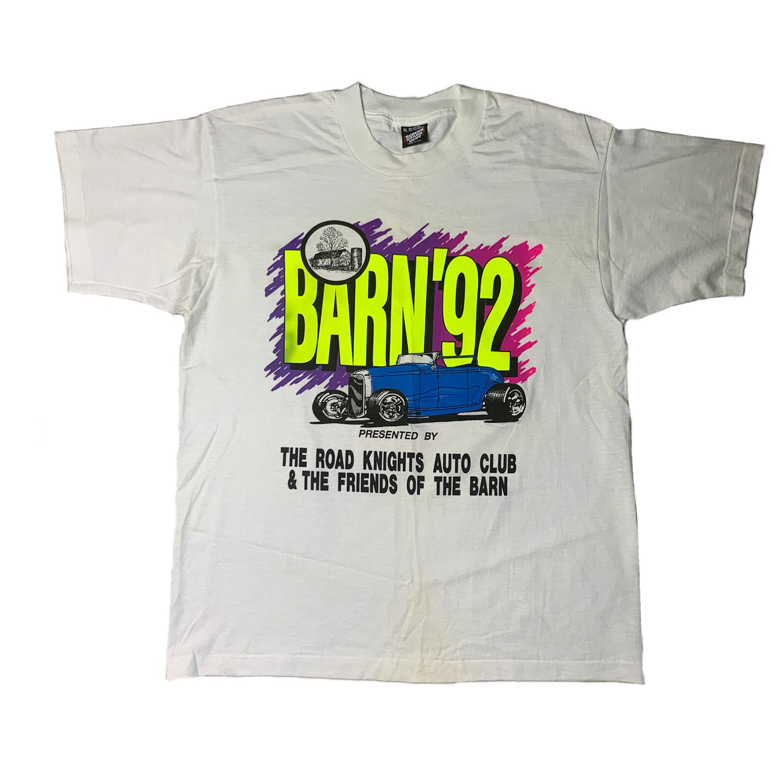 Vtg Barn ‘92 The Road Knights Auto Club Hot Rod Show … - Gem