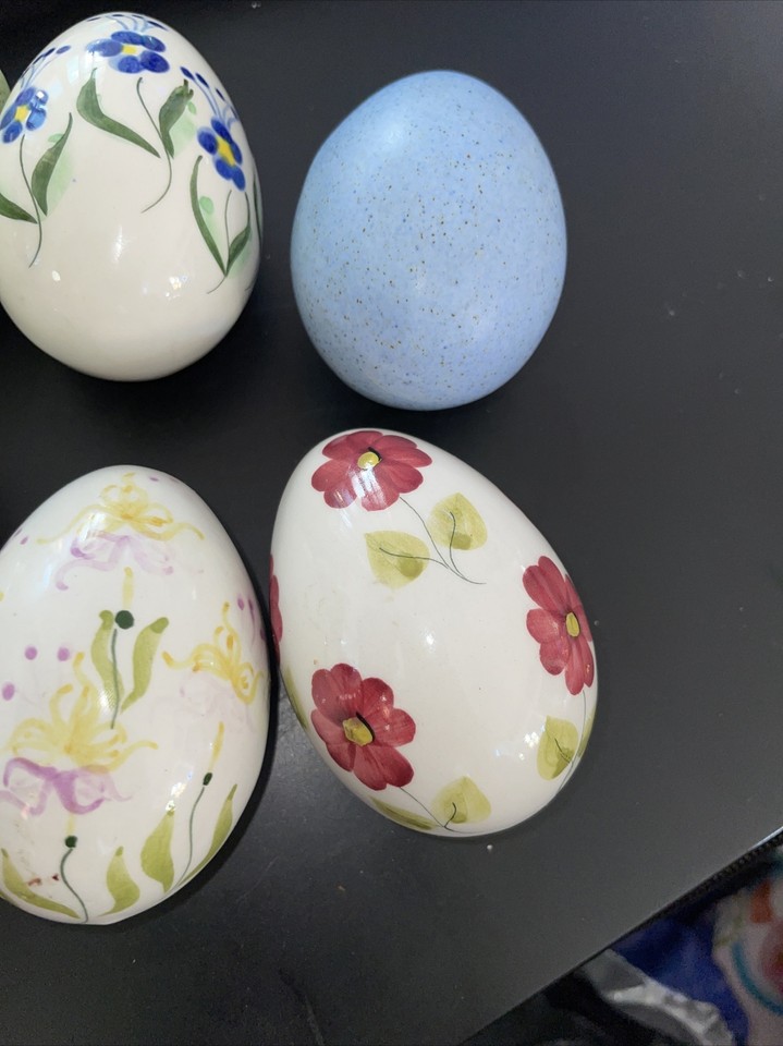 Vintage E&R Golden Crown Western Germany Cardinal Red Bird Egg Trinket ...