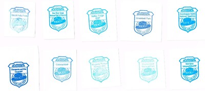 NPS Mid-Atlantic Region Junior Ranger rubber stamp impressions - 20 ...