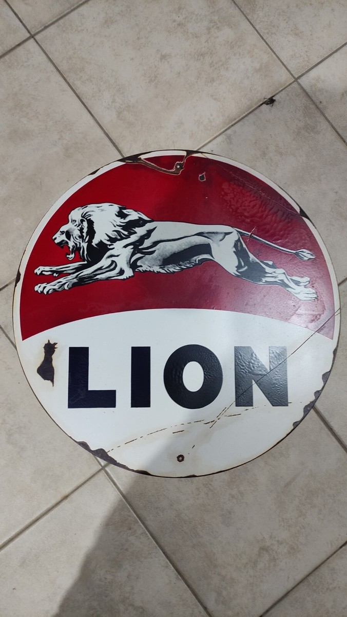 Lion Oil Gas Signs On Ebay