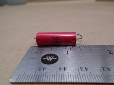 ( Vintage ) IRC RN75B1103F ( Red ) Fixed Film Axial Resistor 110K OHM ...