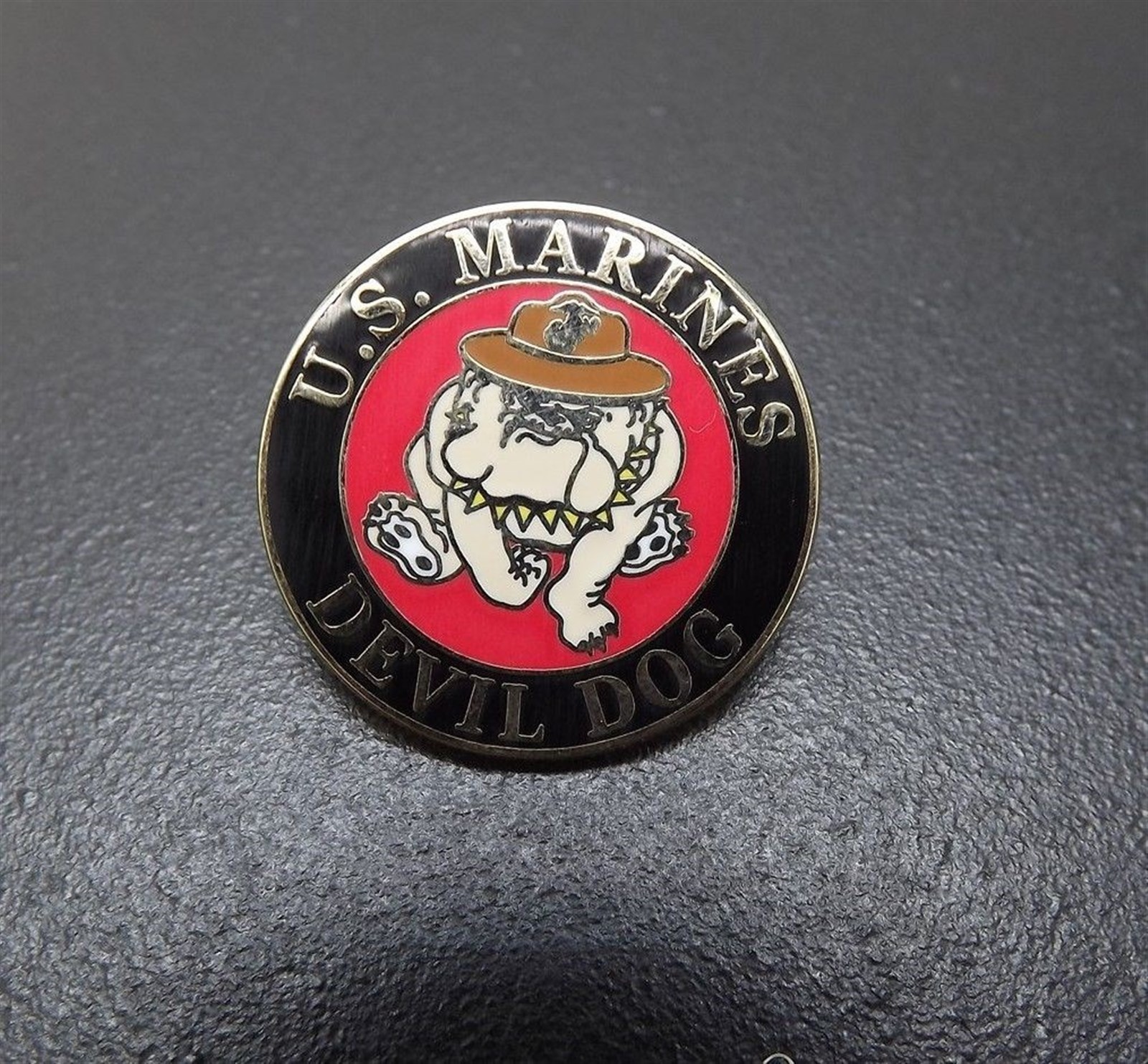 USMC MARINE CORPS DEVIL DOG LAPEL / HAT PIN BRAND NEW ENAMELED | eBay