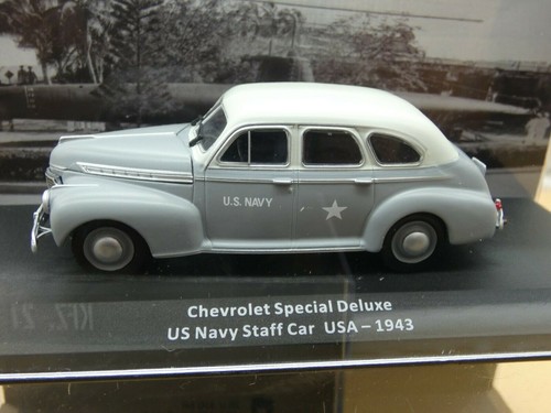 Chevrolet Spécial Deluxe US Navy Staff Car - USA 1/43 New in box ...