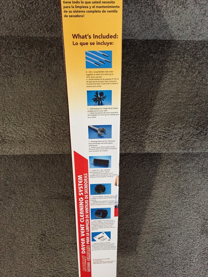 LINT EATER ROTARY DRYER VENT CLEANING SYSTEM 181744000195| eBay
