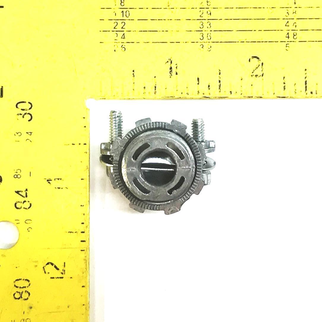 Bridgeport 3/8" Zinc Diecast Two-Screw AC/MC Connector 565-DC2 [Box of ...