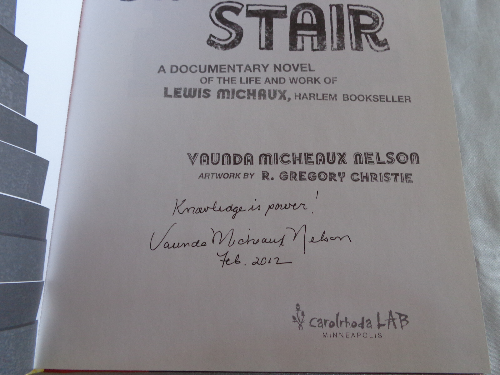 No Crystal Stair Life and Work of Lewis Michaux by Vaunda Micheaux ...