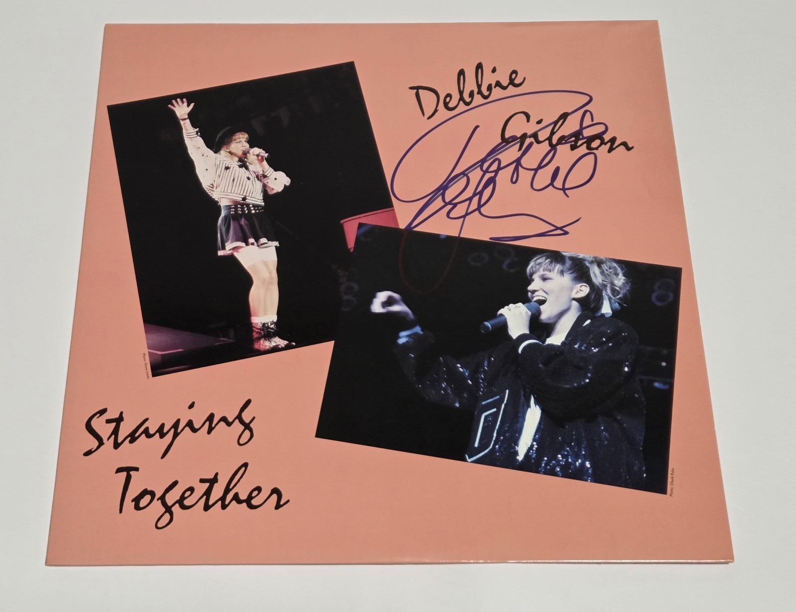 DEBBIE GIBSON signed autographed "STAYING TOGETHER" LP RECORD BECKETT ...