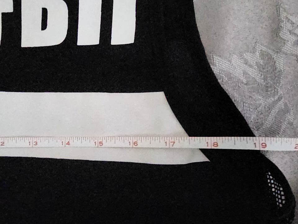 Adult Halloween Party Costume Police Forensics FBI Vest & Gloves One ...