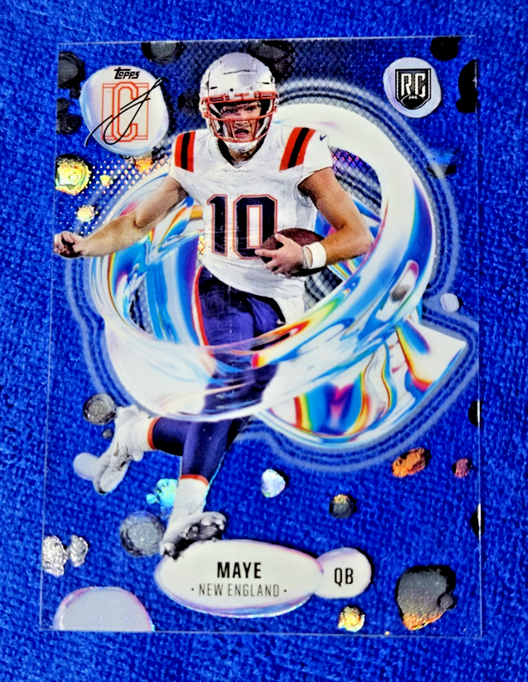 2024 Topps Signature Class Drake Maye Fluidity Rookie Patriots Case Hit ...
