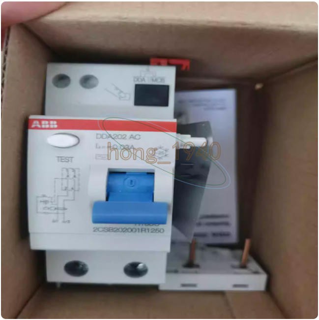 New One ABB DDA202 AC-25/0,03 - RCD Block 2CSB202001R1250 for MCBs S200 ...