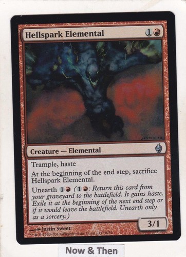 Magic: MTG: Premium Deck Series: Fire & Lightning: Hellspark Elemental 6/34 | eBay