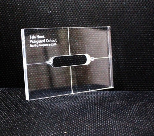 Tele Pickguard Neck Pickup Cavity Routing Template Telecaster Acrylic ...