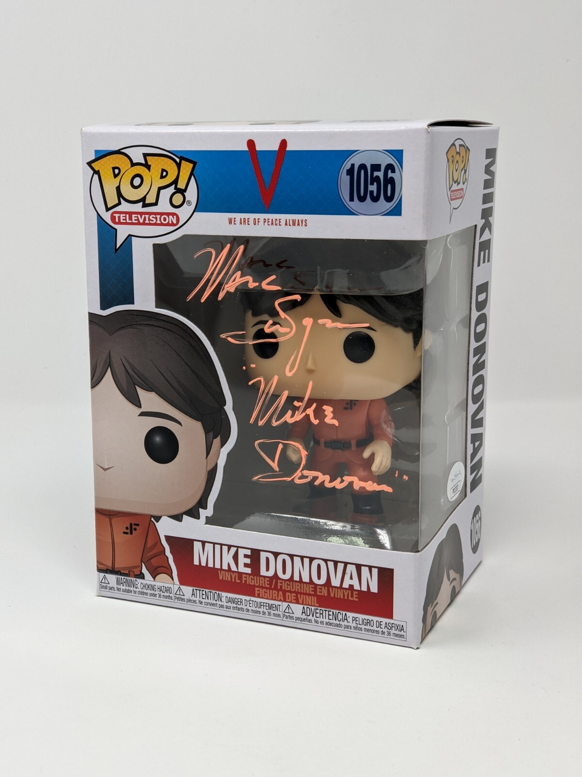 Marc Singer V Mike Donovan #1056 Signed Funko Pop JSA COA Certified | eBay