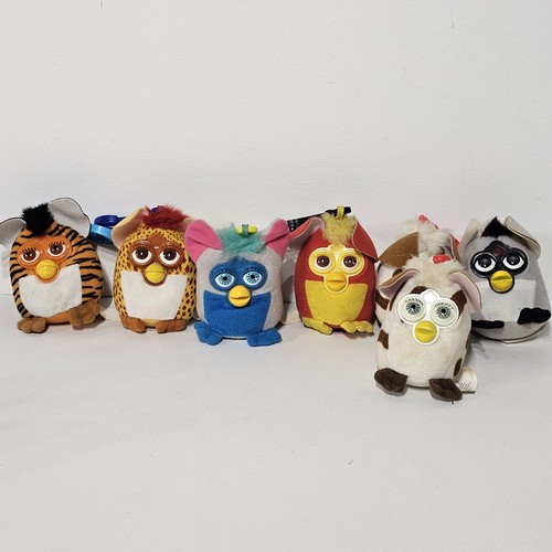 Vintage McDonalds Furby Keychains Plush Clip-On 2000s Small Toys Lot of ...