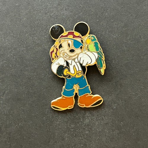 Mickey Mouse Pirate - Parrot on Arm Disney Pin 508 | eBay