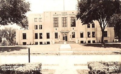 RPPC Cass County Court House Atlantic Iowa 1945 Postcard | eBay