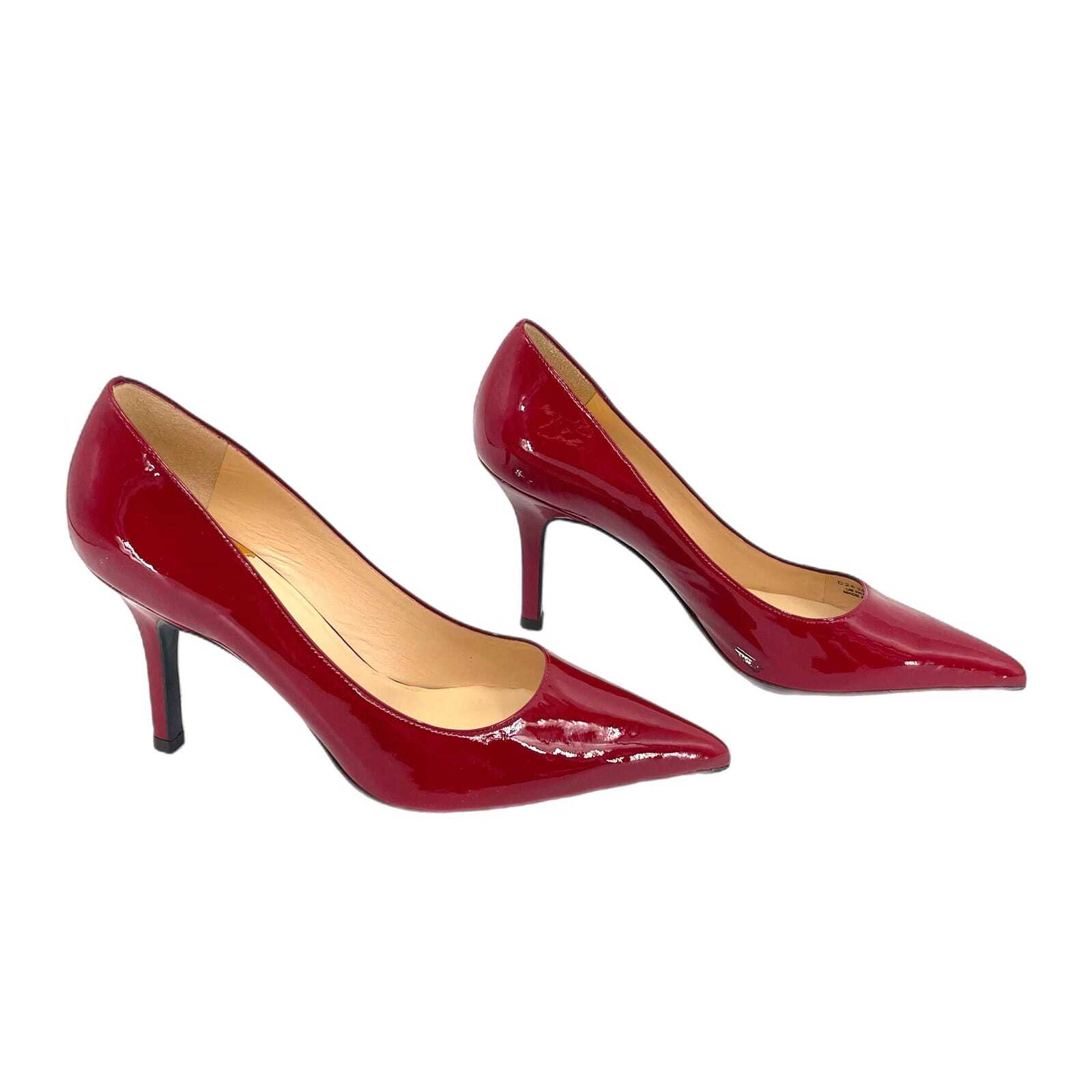 Cole Haan Red Patent Leather Stiletto Heels | Size 9 - Gem