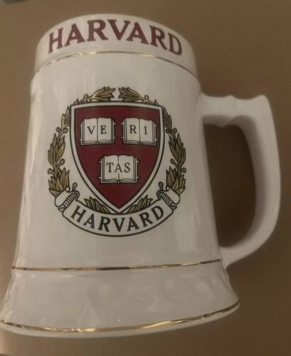 Sturdy Harvard University ceramic stein mug American Decorators Display ...