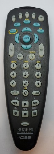 Hughes DSS Network Systems TV Satellite Remote Control Gray | eBay