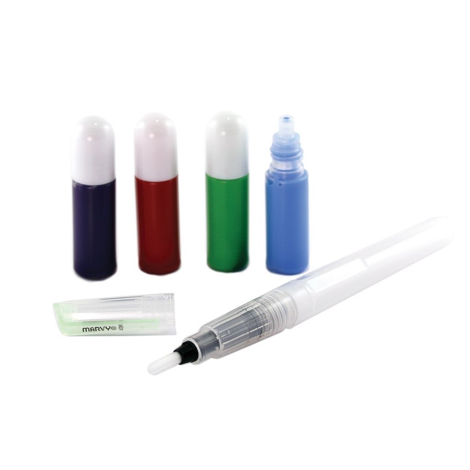 Marvy® Uchida Fabri-Ink™, Floral Set 412-4B New | eBay