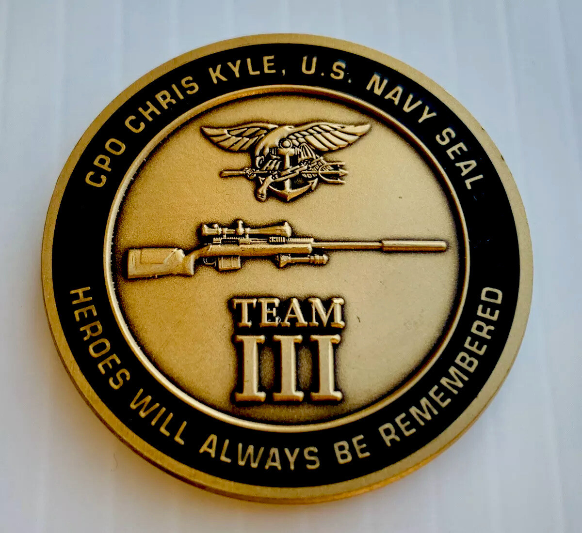 Chris Kyle CK Seal Team 3 Navy Seals 2016 Benefit Sniper NSW CPO ...