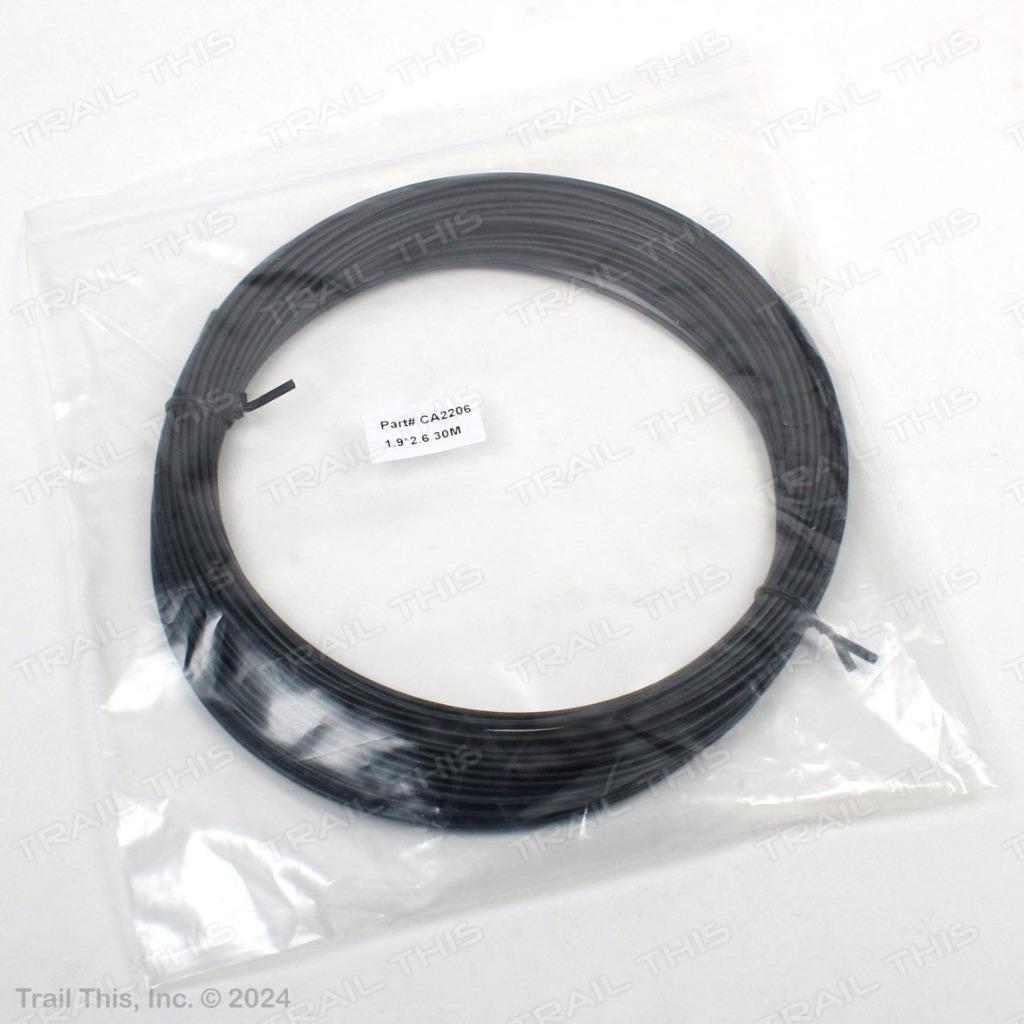 Jagwire Bicycle Cable Housing Liner, 30m Roll, Fits up to 1.8mm Cables ...
