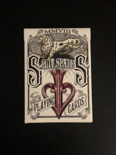 Split Spades Lions deck 1st edition David Blaine Mark Stutzman playing cards | eBay