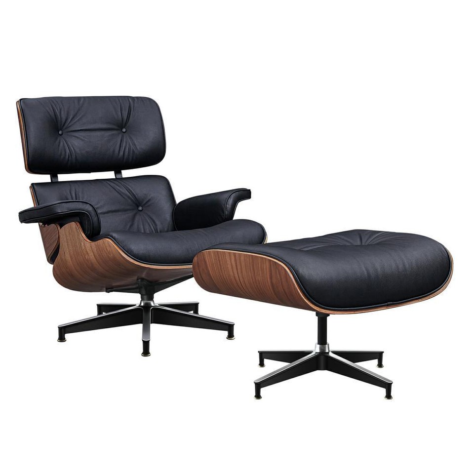 Computer Gaming Office Chair Lounge Chair and Ottoman Leather Task Desk ...