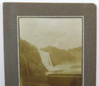 Antique Photograph Train Passing Waterfall Railroad Tracks Early 1900s ...