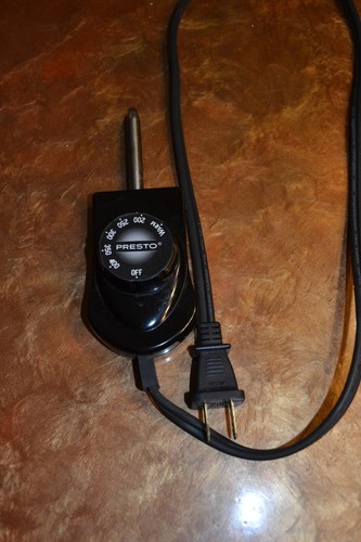 Presto Heat Temperature Control Plug Power Cord Model 0690005 1500W ...