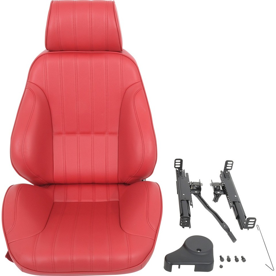 Procar Rally Recliner Bucket Seat With Headrest; Vinyl; Left/Driver ...