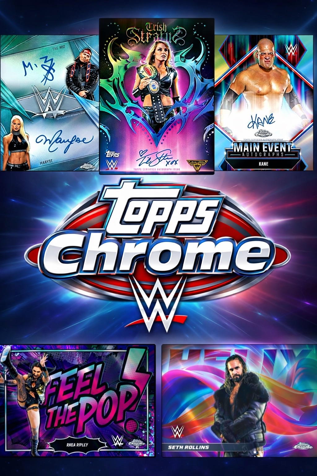 B-Fab(Base,Auto) 5 CASE 2026 TOPPS CHROME WWE PICK YOUR WRESTLER | eBay