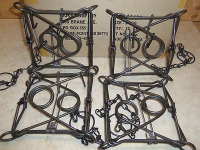 4 Duke 160 Body Grip Traps 0466 Trapping Groundhog Raccoon Fisher ...