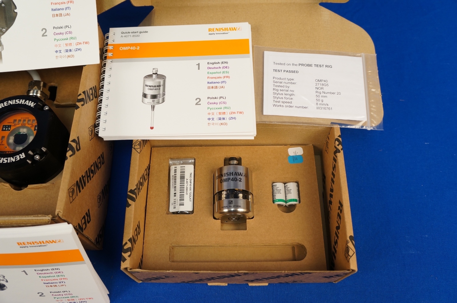 Renishaw HAAS MAZAK Machine Tool WIPS Kit OMP40-2 OTS 1/2AA OMI-2T with ...