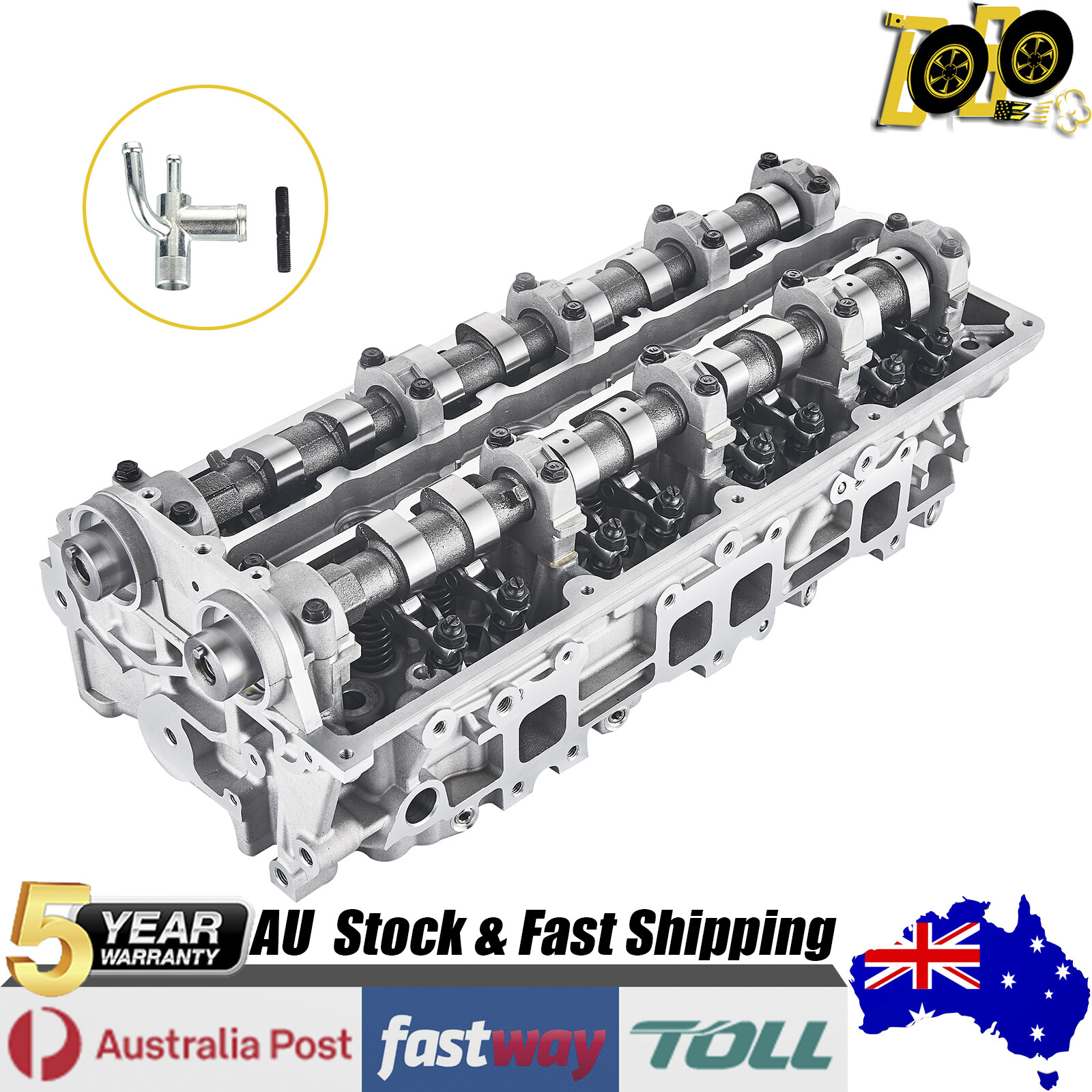 Complete Cylinder Head Kit fits Ford Ranger PJ PK Mazda BT-50 2.5L&3.0L ...