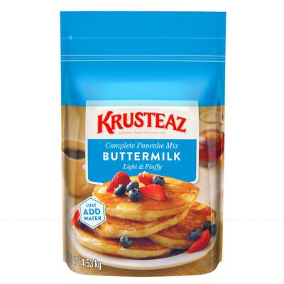 Krusteaz Buttermilk Complete Pancake Bag Mix Just Add Water Fluffy Pack ...