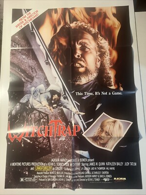 Witchtrap 1989 Original 27X40 Video Store Promo Movie Poster Linnea Quigley | eBay