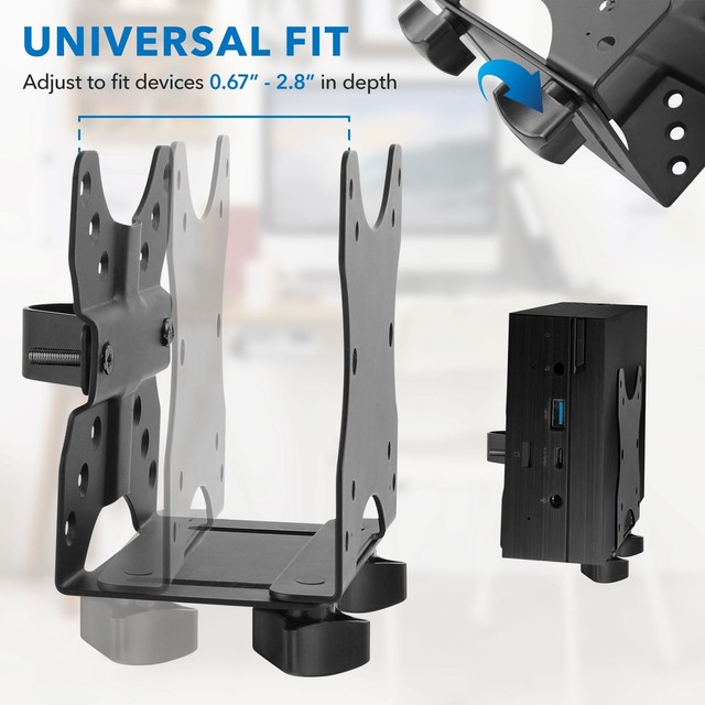 Mount-It Mini Computer Mount - Thin Client Mount Bracket | Easily Mount ...