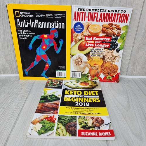3-Magazines Keto For Beginners, Anti-Inflammation, National Geographic ...