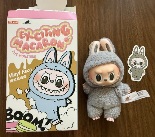 Labubu Exciting Macaron - Sesame Bean OPEN BOX Popmart NEW 100% ...