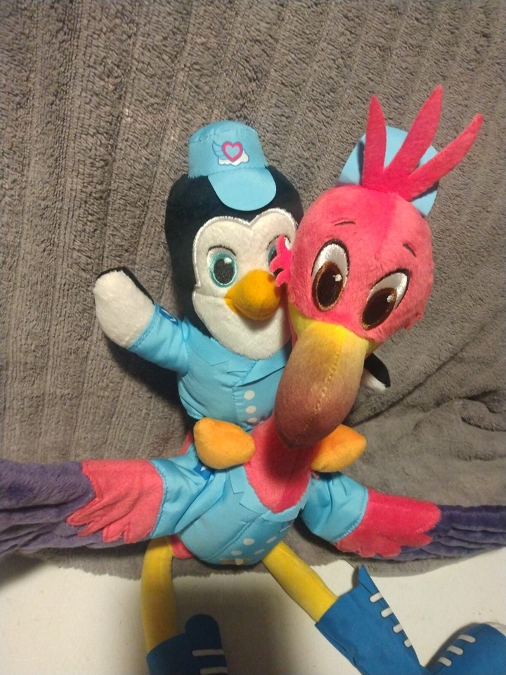 Disney Junior T.O.T.S Plush PIP FREDDY Flamingo Penguin Tots Talks ...