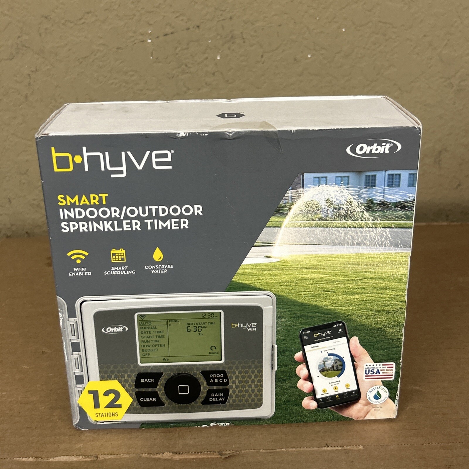 Orbit B-hyve 57950 Smart WiFi 12 Station Sprinkler System Controller ...