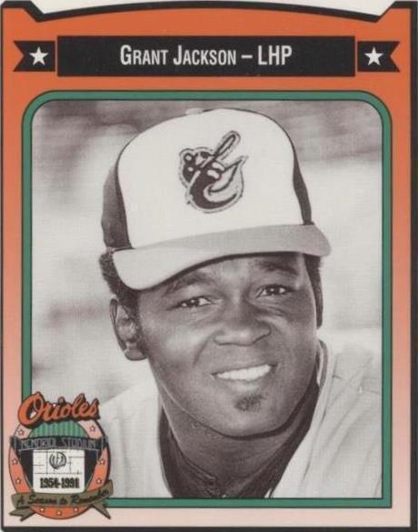 1991 All-Time Baltimore Orioles Team Issue - Grant Jackson #215 for ...