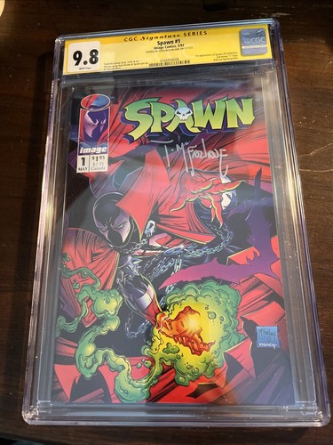 Spawn #1 1992 Image Comics CGC 9.8 SS Signed Todd McFarlane White Pages | eBay