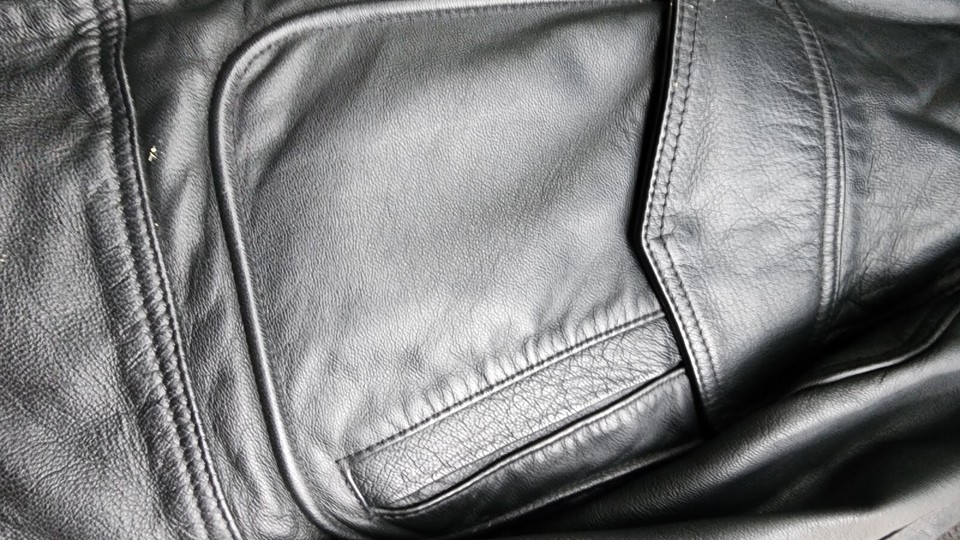 Mens Perrone Aviation Apparel Leather Flight Jacket USA L - Flex Jet | eBay