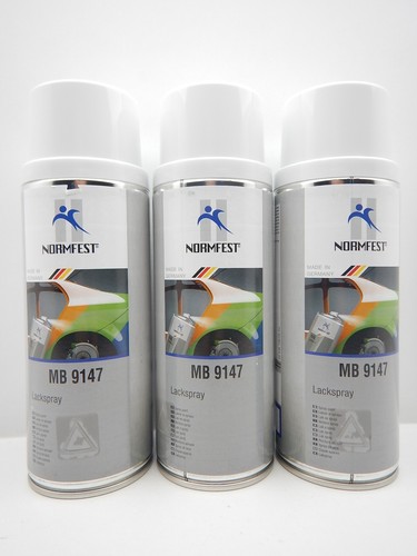 3x ARKTIKWEISS WEIß MERCEDES BENZ 9147 LACK SPRAY SPRAYDOSE 400ML | eBay.de